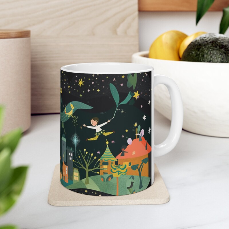 Peter Pan Mug - Etsy