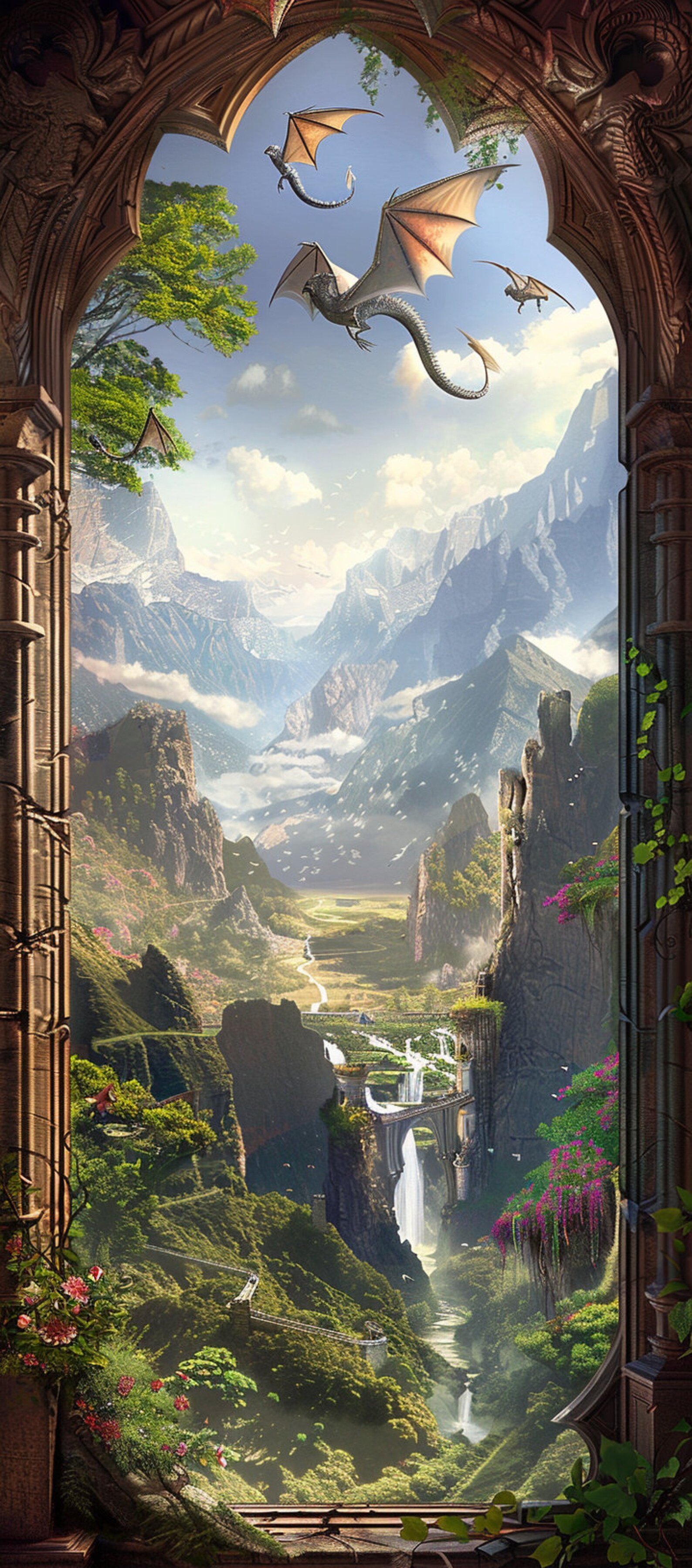 80 Fantasy Windows 30x68 for Silk Doorway Curtains - Etsy