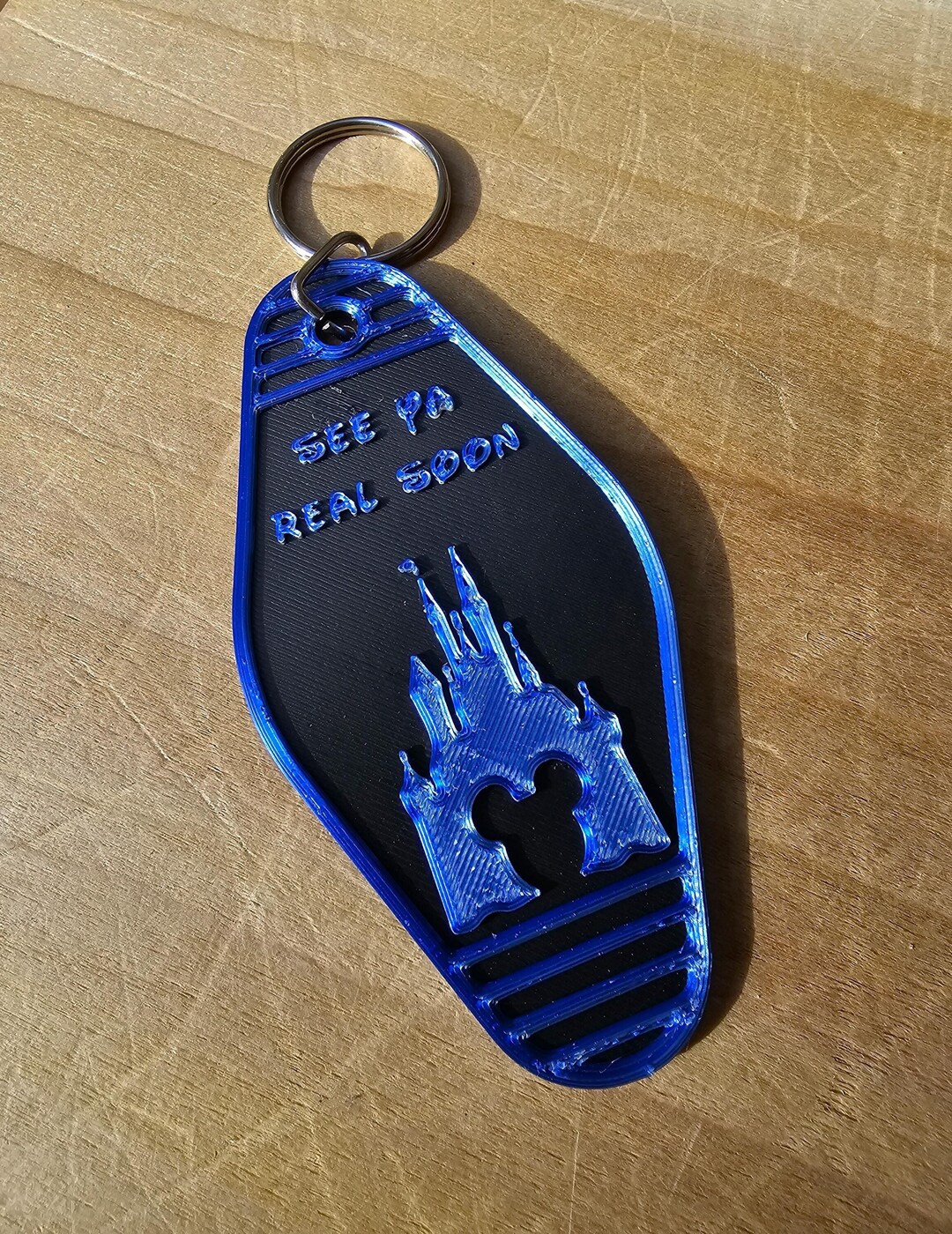 Magical Castle Vintage Style Keychain / "see Ya Real Soon" Retro Style ...