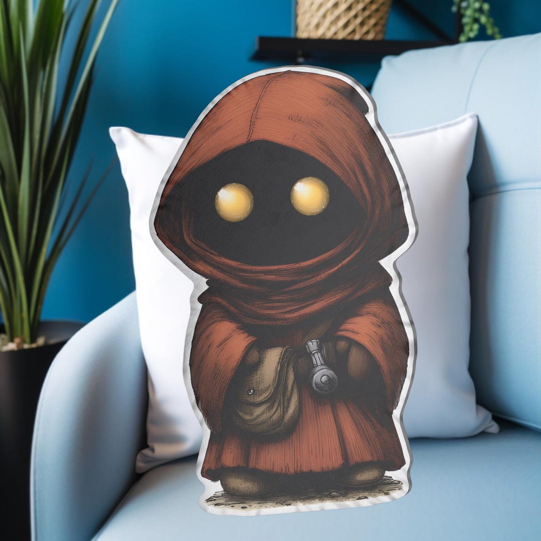 Ootini! Silly Jawa Shaped Pillow | Star Wars Meme Plush | Cinnamon Roll ...