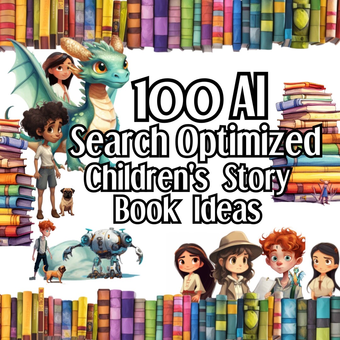 100 Fantastic Children's Book Writing Prompts + Ideas, Digital Download ...