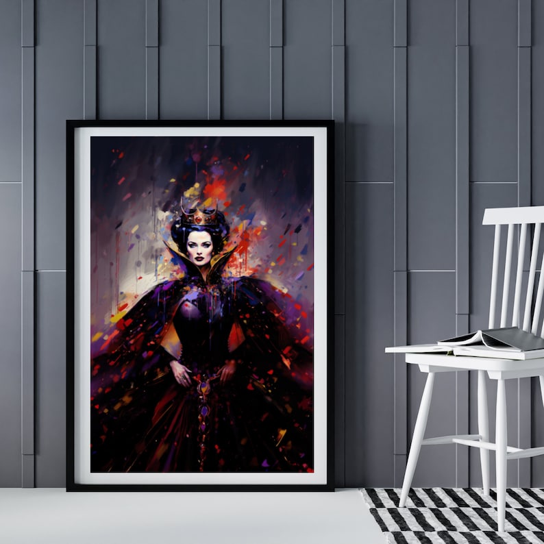 Digital Download Reimagined Evil Queen Art for Professional - Etsy
