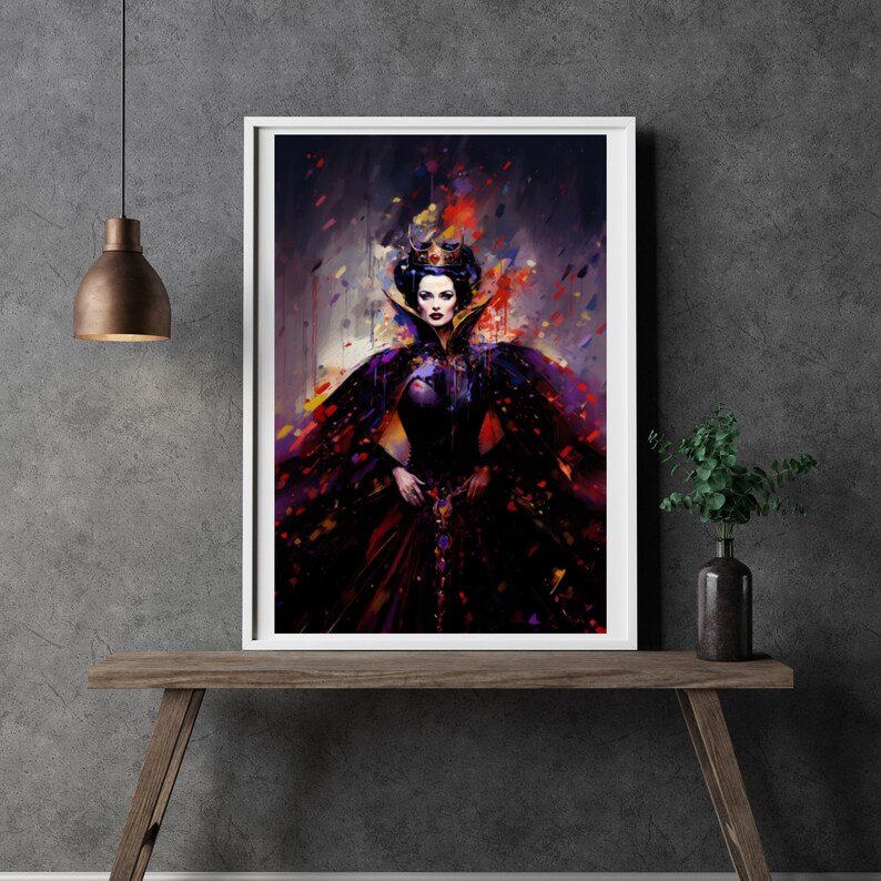 Digital Download Reimagined Evil Queen Art for Professional - Etsy