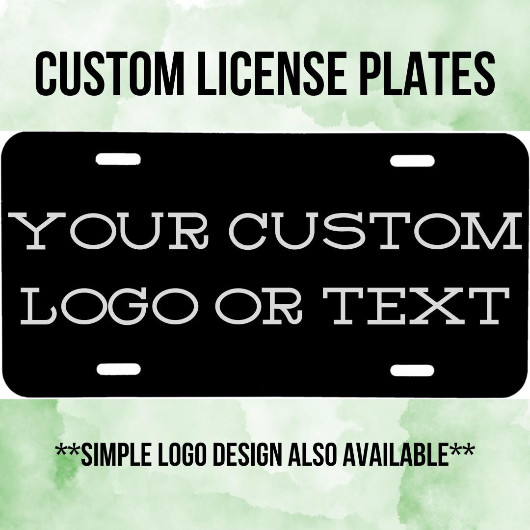Custom Engraved License Plate - Etsy
