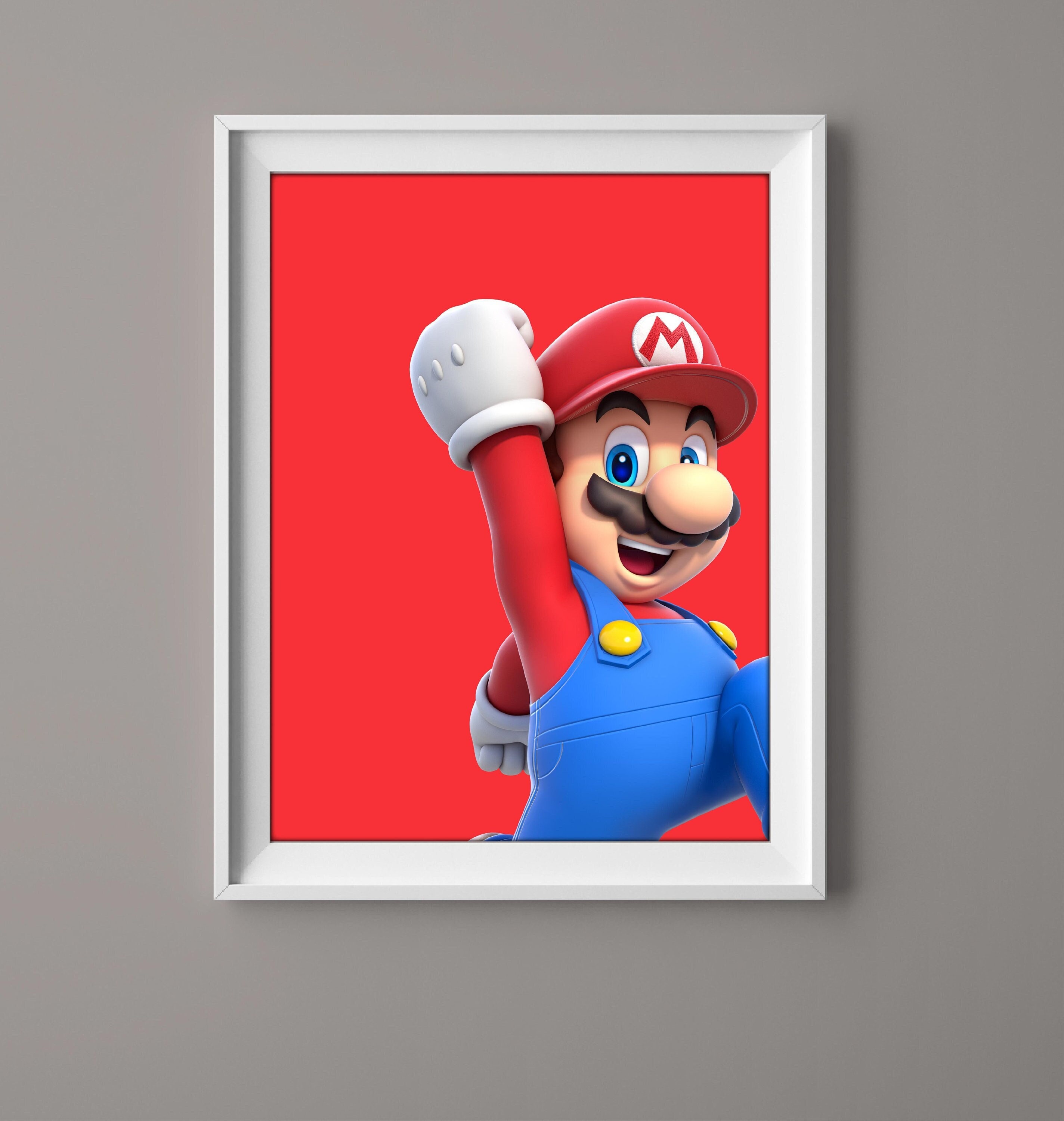 6 A3 Mario Digital Wall Art, Wall Decor, Gaming Posters, Video Game ...