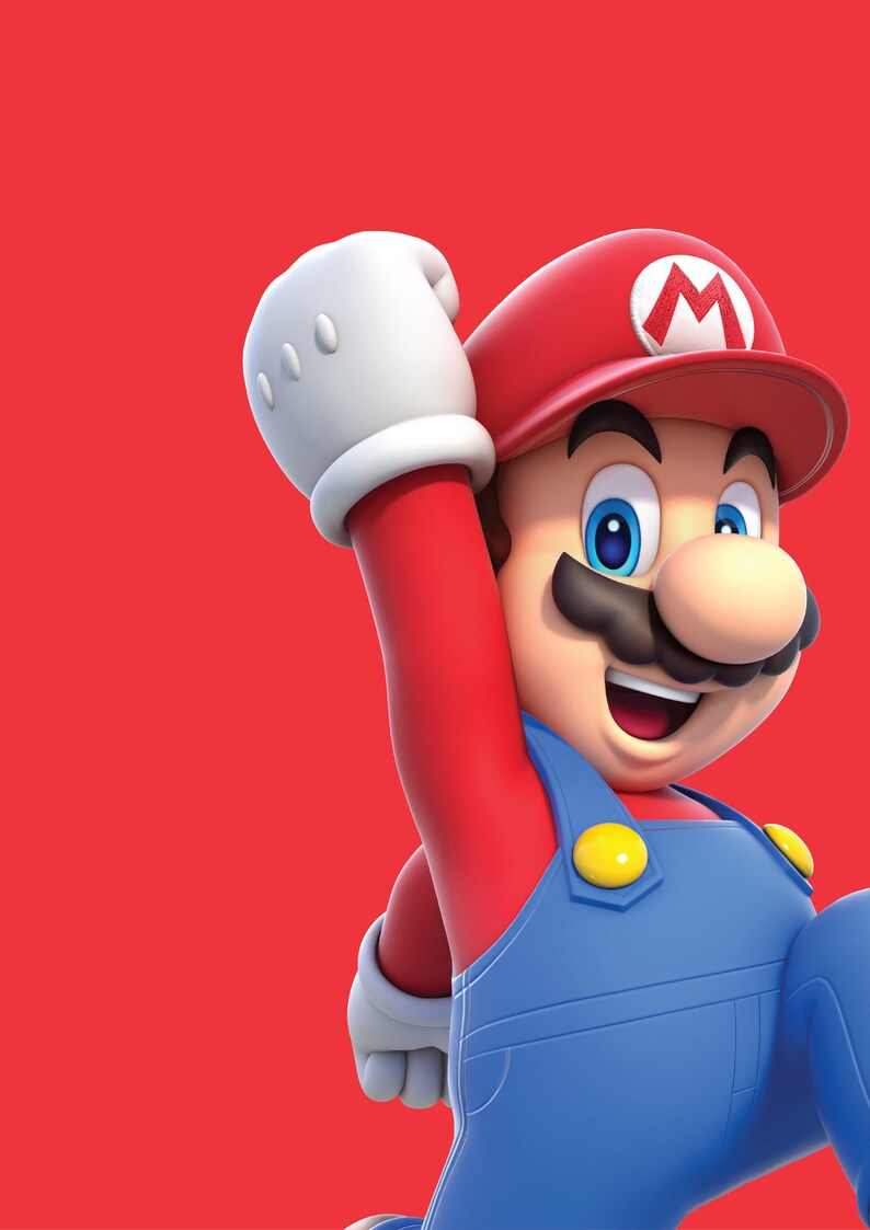 6 A3 Mario Digital Wall Art, Wall Decor, Gaming Posters, Video Game ...