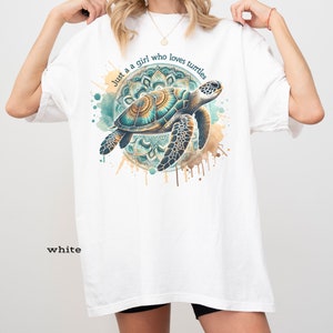 Watercolor Tortoise Shirt,colorful Sea Turtle Shirt,ocean Life Shirt ...