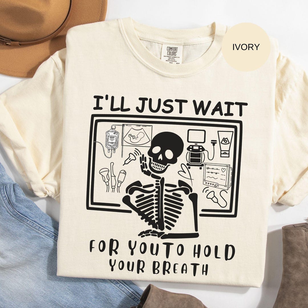 Ultrasound Technologist Comfort Colors® Retro T-shirt, Sonography Grad ...