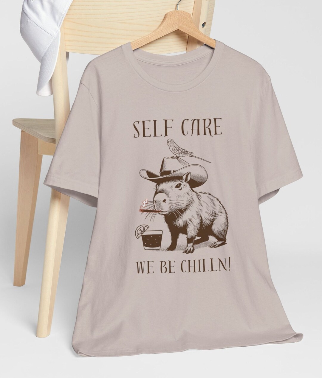 Stoner Capybara Shirt, Funny Shirt, Meme Shirt, Funny Gen Z Tee, Gift ...