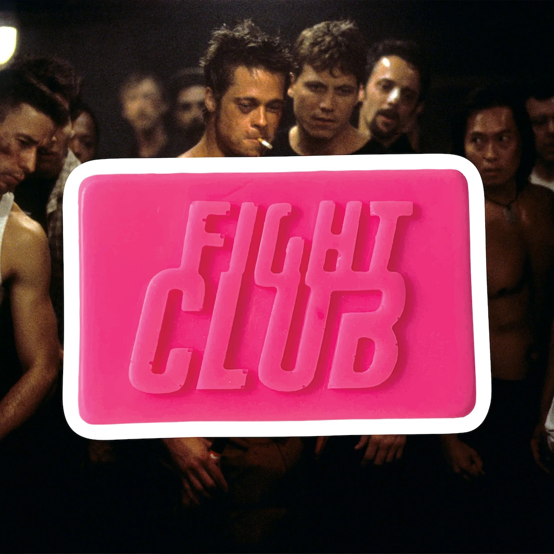 Fight Club Soap Kiss-cut Vinyl Decal, Brad Pitt, Edward Norton, Fight ...
