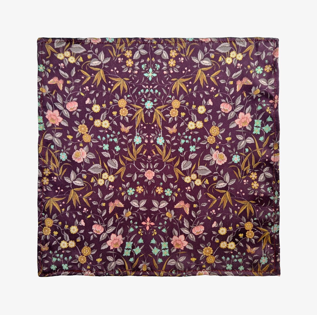 Liberty Silk Pocket Square Tapestry - Etsy