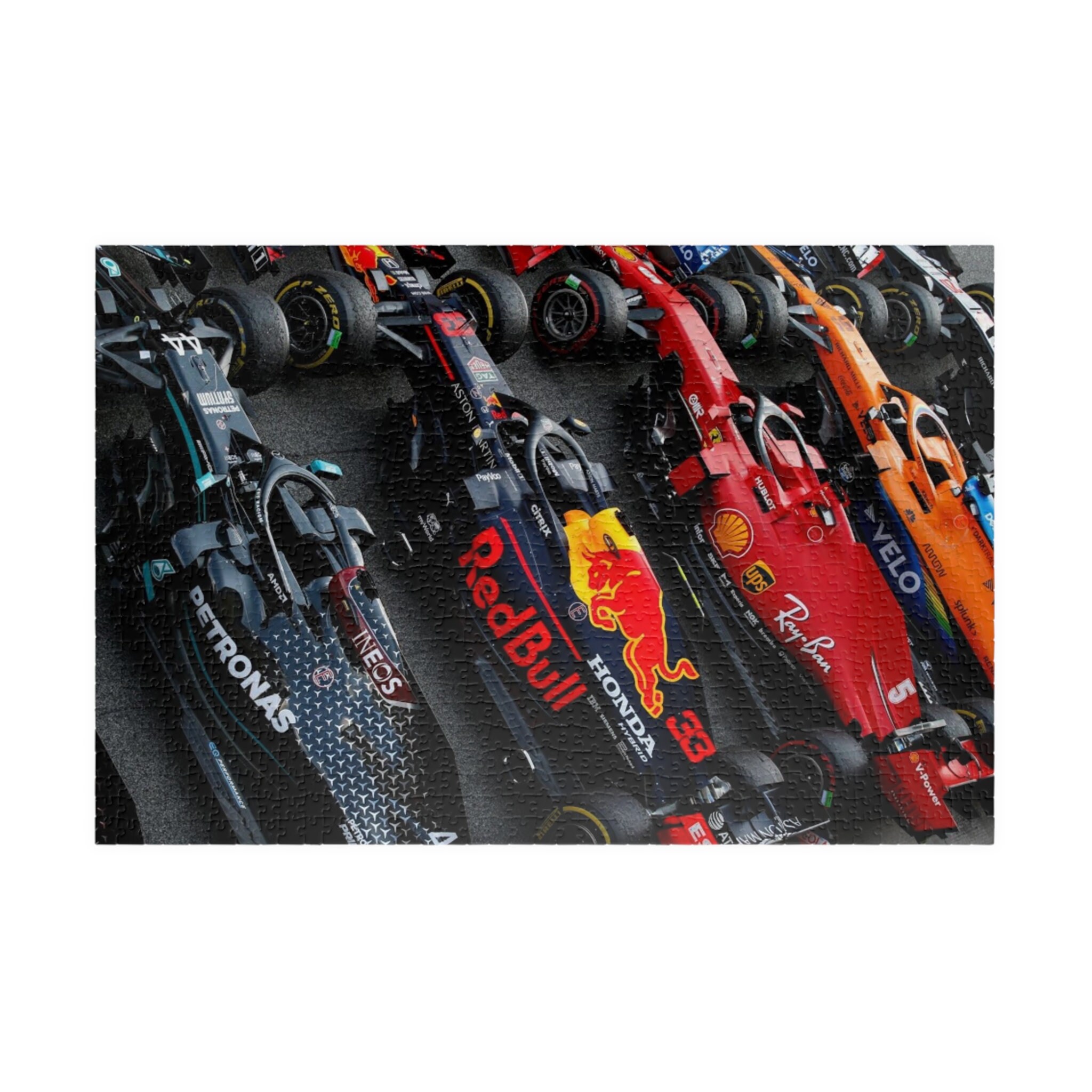 Puzzle 110, 252, 520, 1014-piece, Formula 1 Puzzle, Sports Puzzle, Car ...