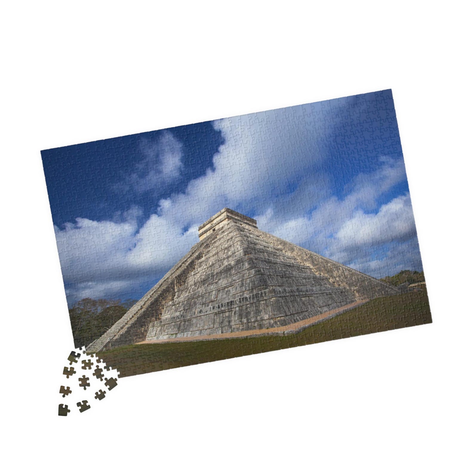 Puzzle (110, 252, 520, 1014-piece), Pyramid, Chichen Itza Mexico, World ...