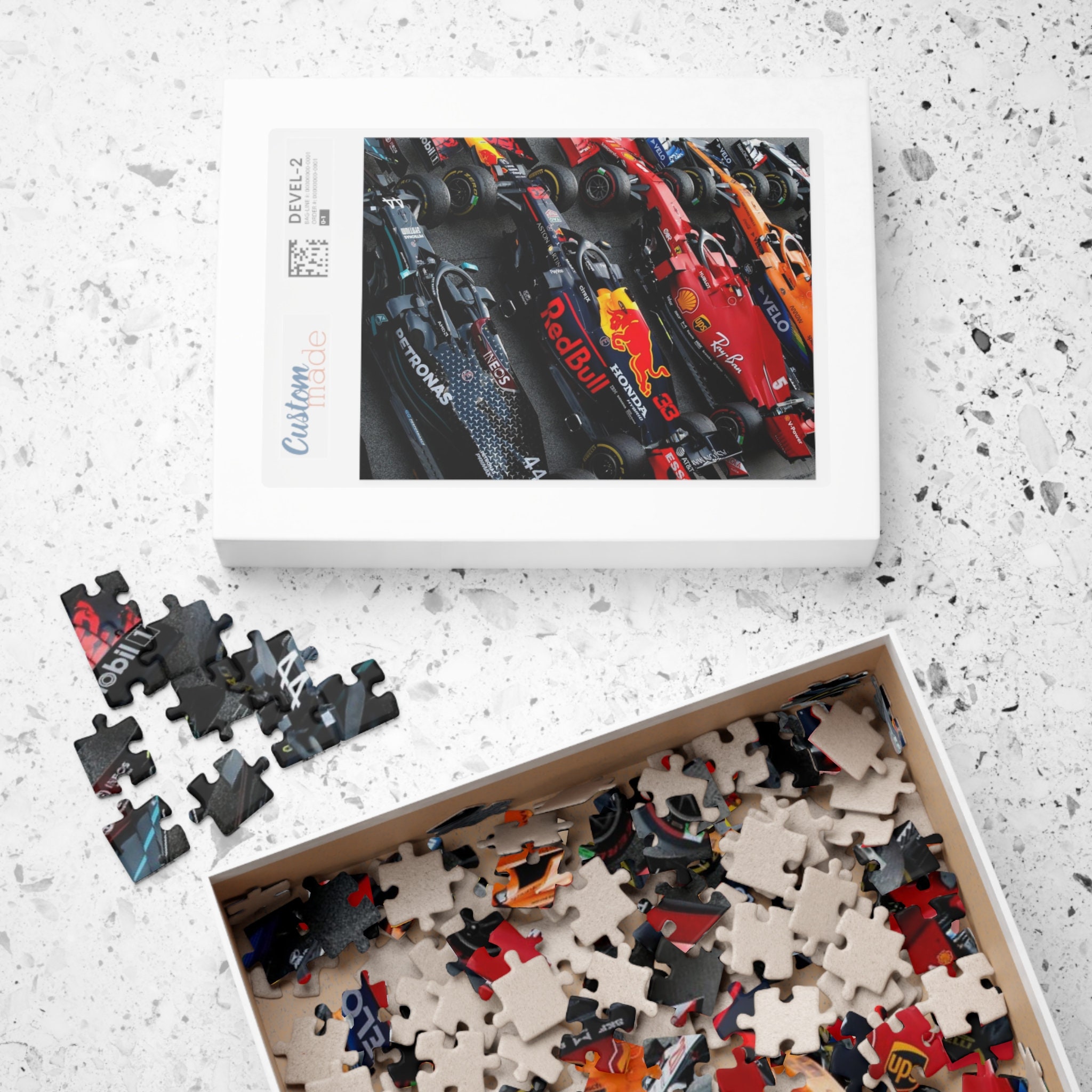 Puzzle 110, 252, 520, 1014-piece, Formula 1 Puzzle, Sports Puzzle, Car ...