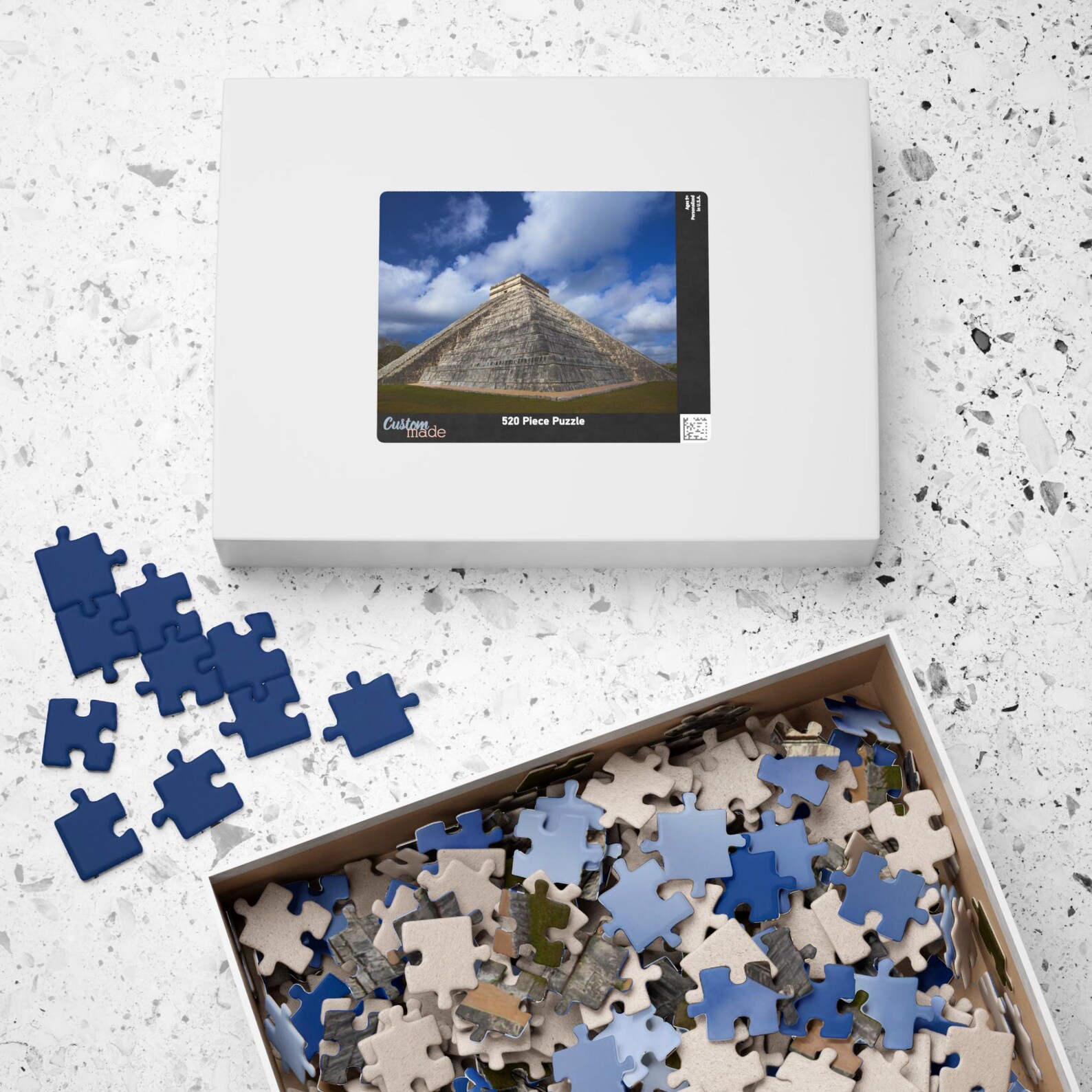 Puzzle (110, 252, 520, 1014-piece), Pyramid, Chichen Itza Mexico, World ...