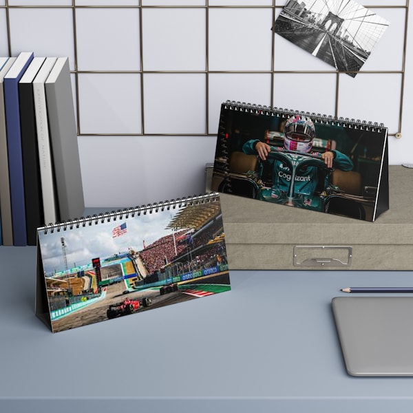 Formula 1 Desk Calendar - Etsy