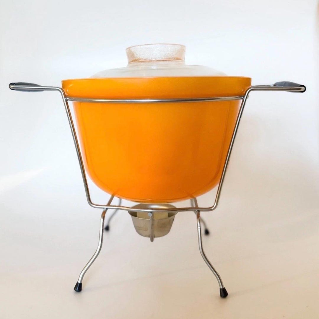 Vintage Agee Crown Pyrex Mandarin Tubby Casserole | Complete Set Lid ...