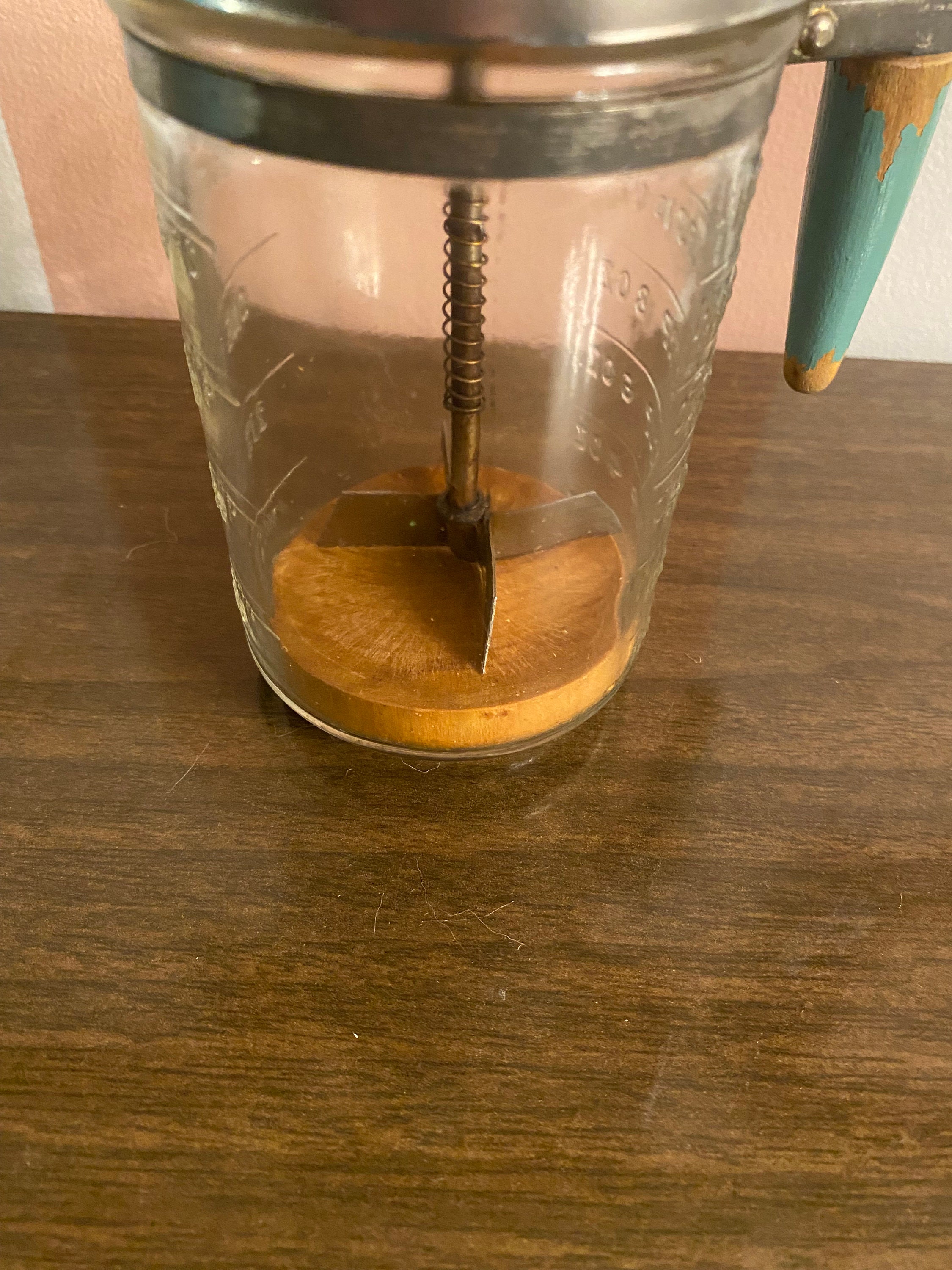 Vintage 1940s Turquoise Aqua Hazel Atlas Food Nut Chopper - Etsy