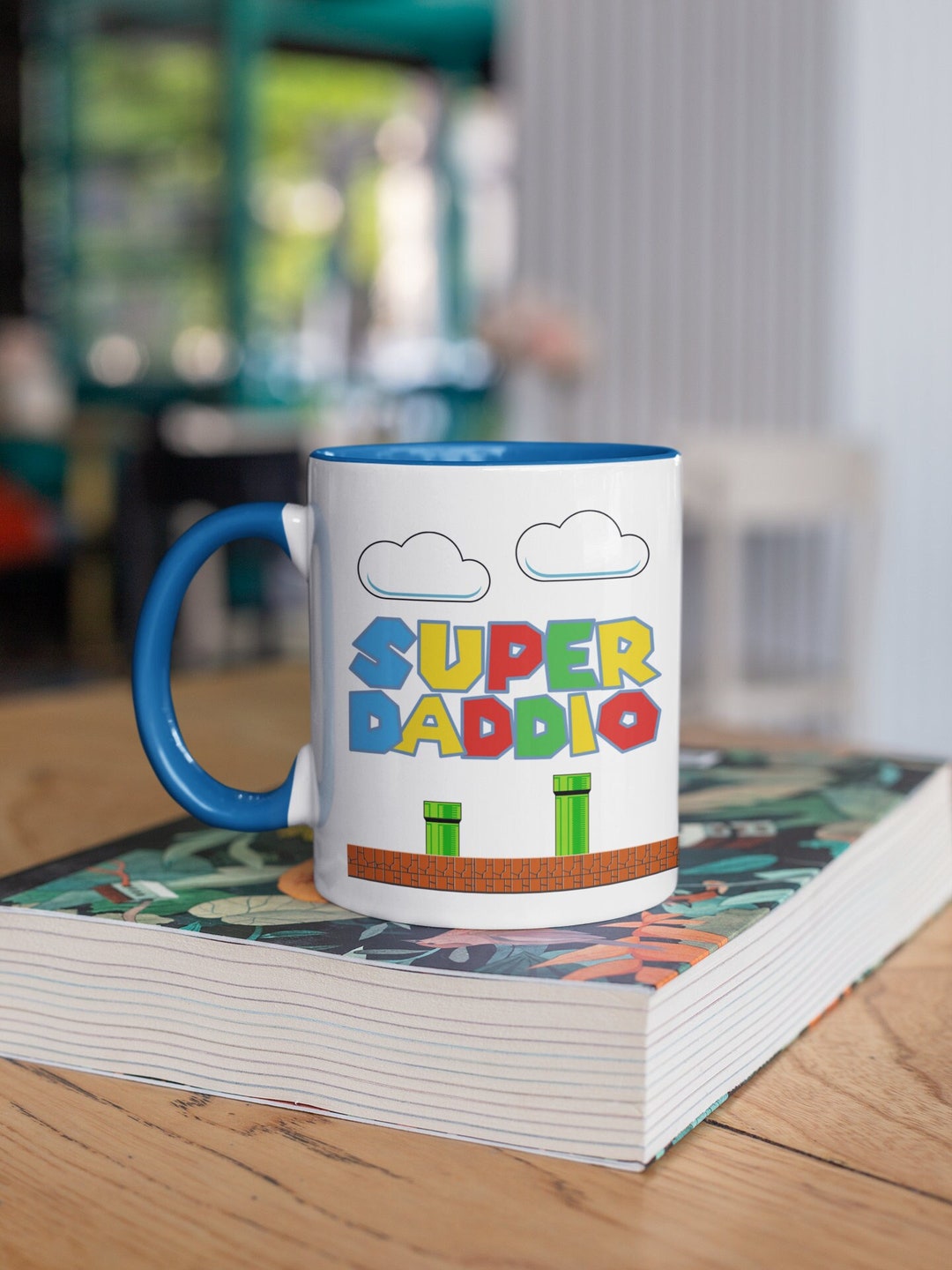 Super Daddio Mug, Funny Dad Mug, Super Dad Mug, Fathers Day Gift, Funny Mug, Gamer Daddy Mug ...