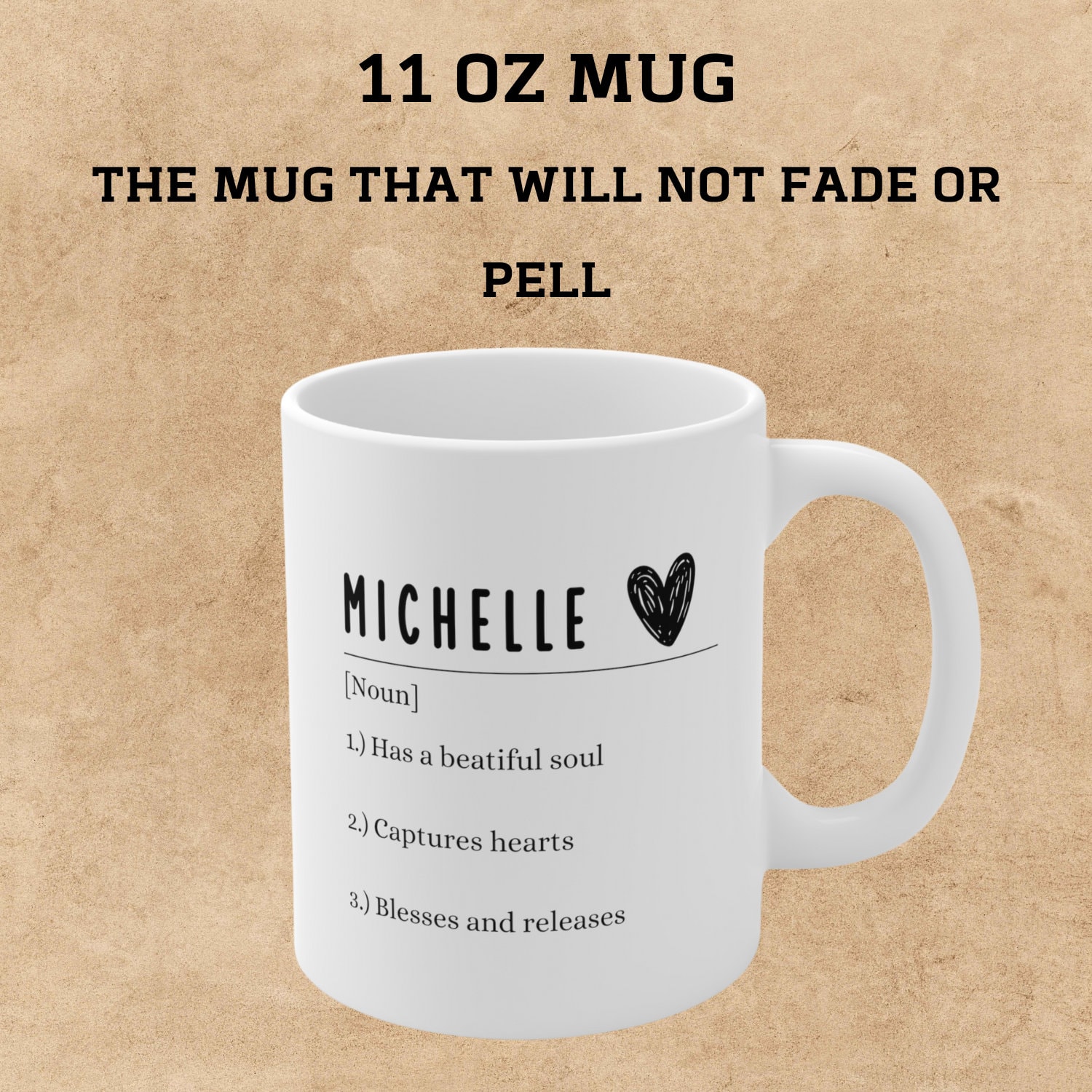 Personalized Name Definition Mug, Personalize Name Coffee Mug With Definition, Custom Name Mug ...