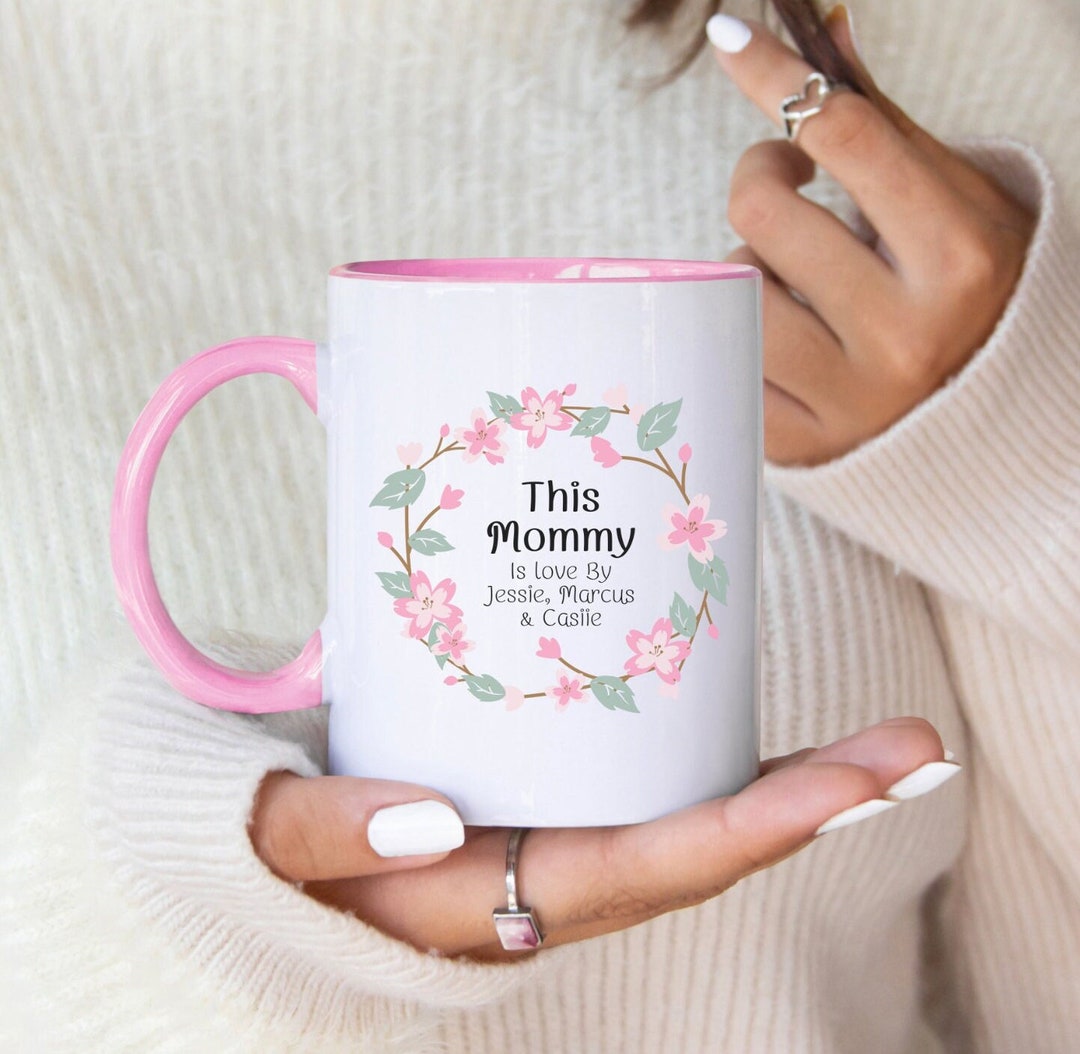Personalized Mommy Mug, Mother's Day Gift for Her, Mom Birthday Mug ...