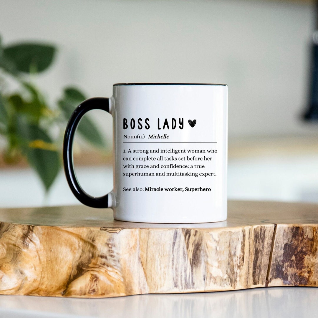Boss Lady Mug, Boss Day Gift for Women, Gifts for Boss Female, Boss ...