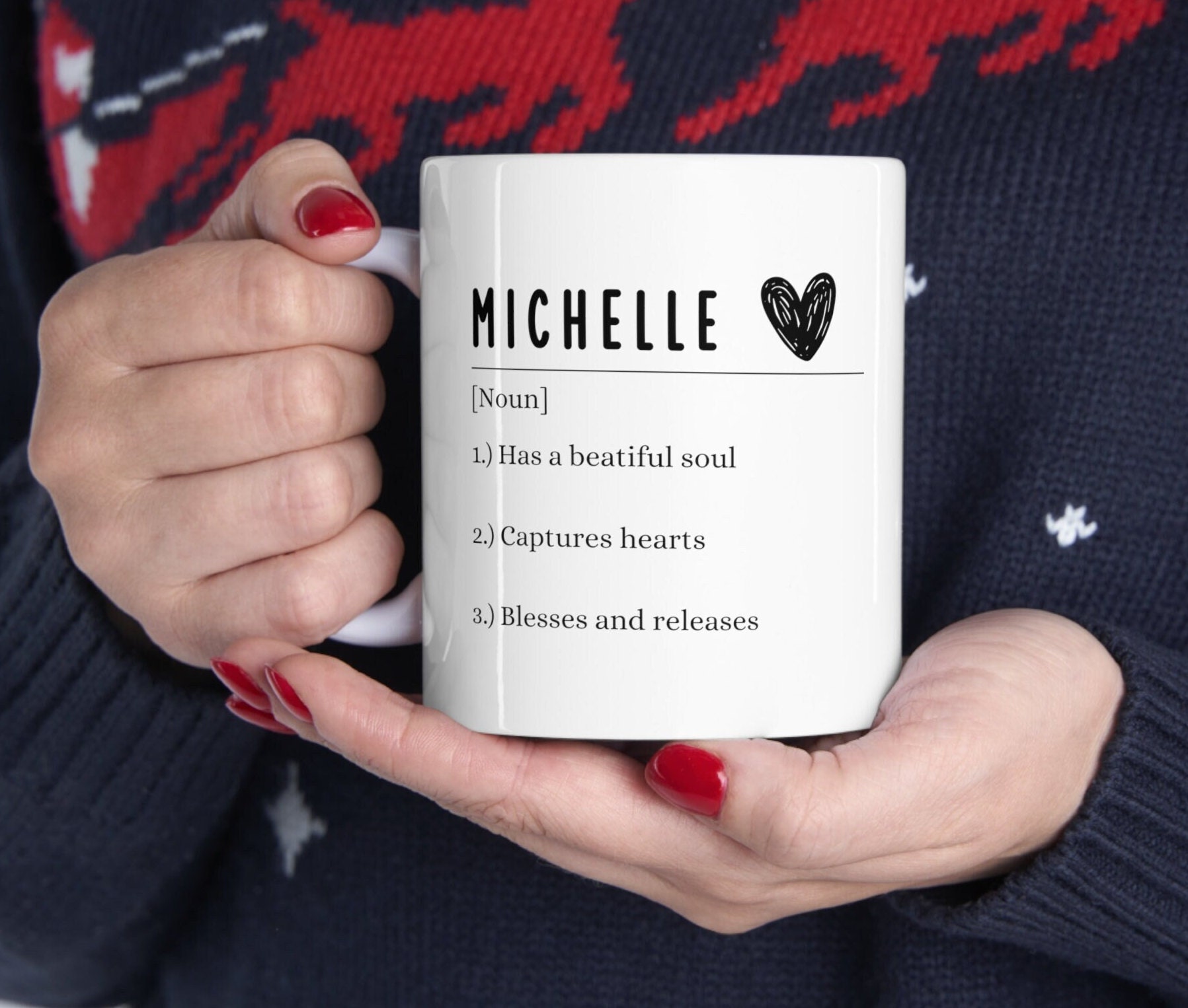 Personalized Name Definition Mug, Personalize Name Coffee Mug With Definition, Custom Name Mug ...