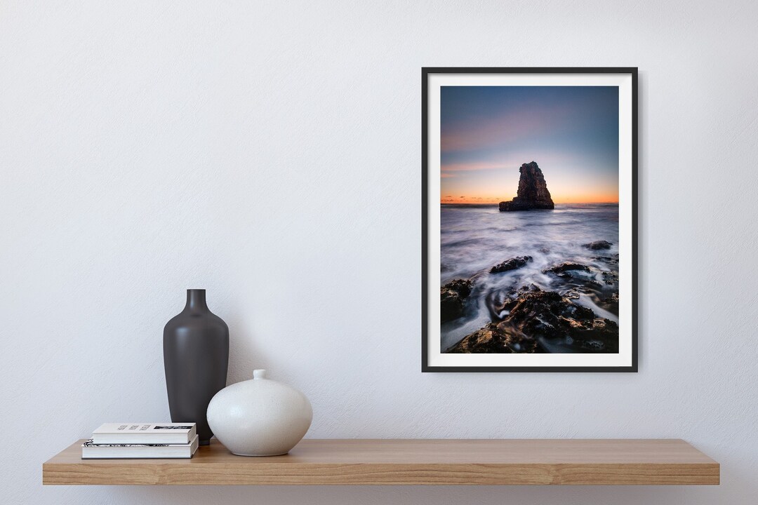 Sea Stack Art Print | Canvas, Metal, Photo Paper - Etsy