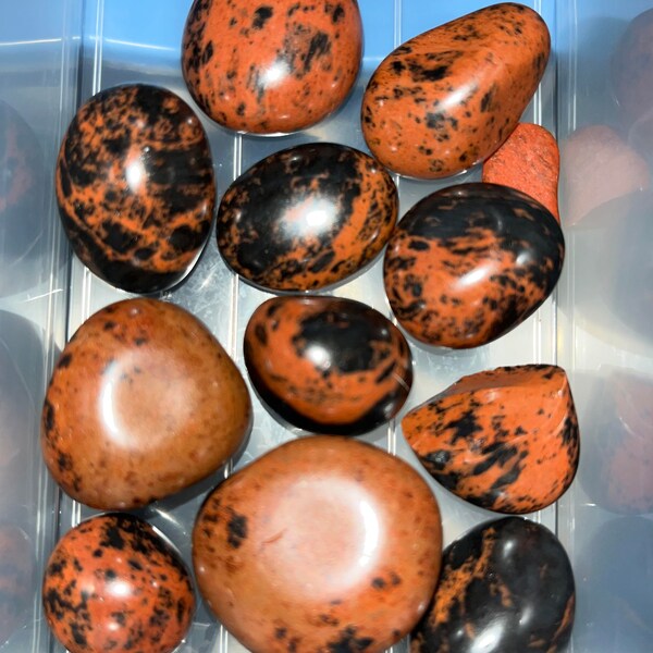 Red Obsidian - Etsy