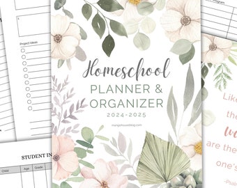 2024-2025 Homeschool Planner - Etsy
