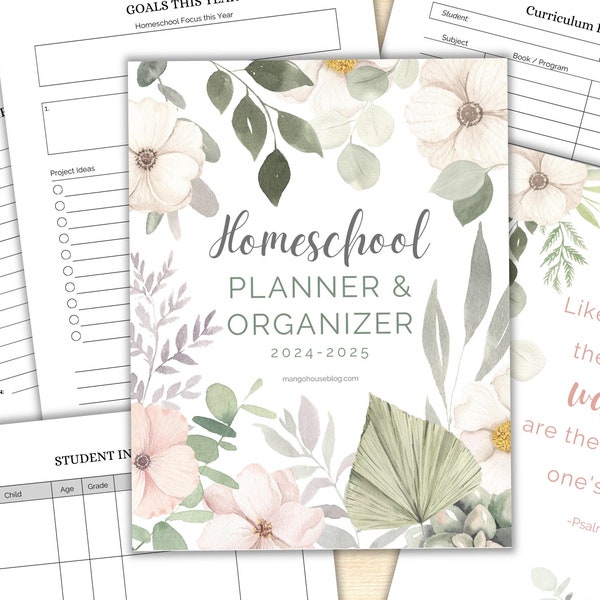 Homeschool Planner Printable - Etsy