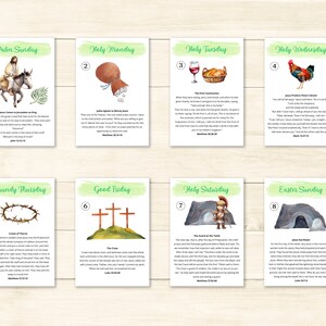 Easter Scripture Cards: Homeschool Activity Worksheets (printable) - Etsy