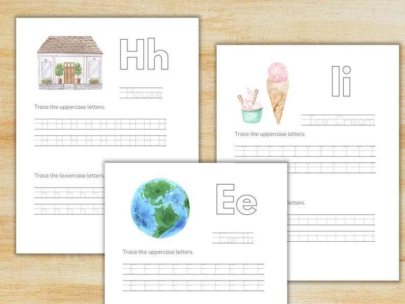 Alphabet Handwriting Worksheets, Handwriting Practice Sheets ...