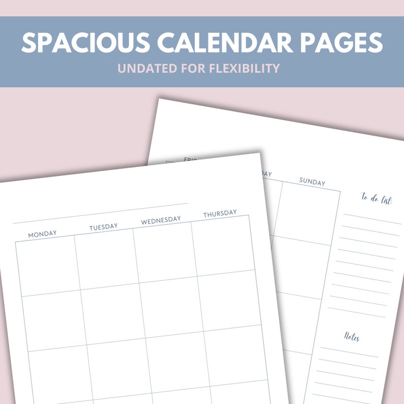 Undated Homeschool Planner: 24-page Teacher Organizer (PDF Printable ...