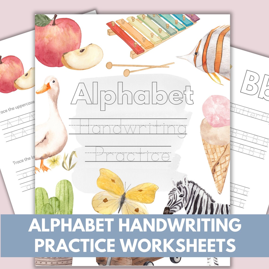 Alphabet Handwriting Worksheets, Handwriting Practice Sheets ...