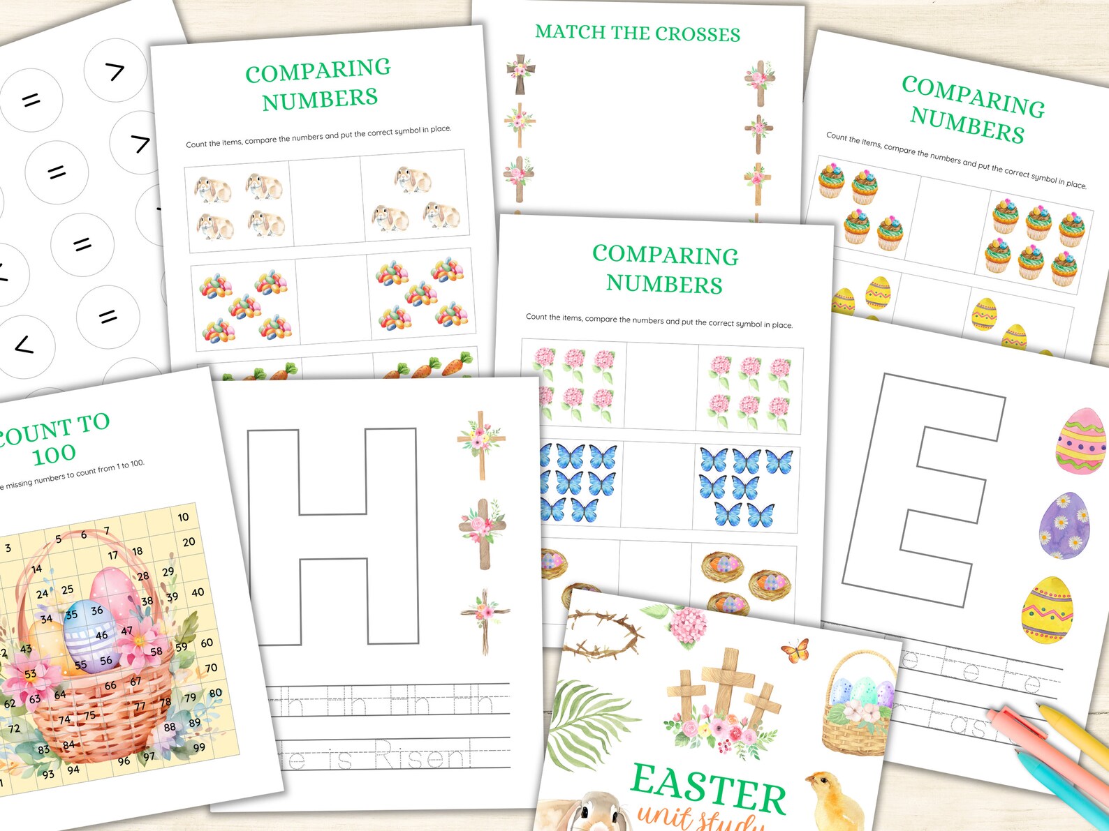 Easter Unit Study, Easter Kids Activities, Easter Scripture Cards ...
