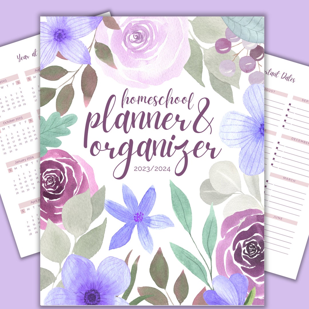 Homeschool Planner, Homeschool Planner Printable, Homeschool Planner ...