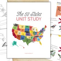 United States Map Quiz Worksheet, 2 Pages - Etsy