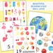 Number Flashcards, Numbers 1-20 Cards, Flash Cards, Preschool ...
