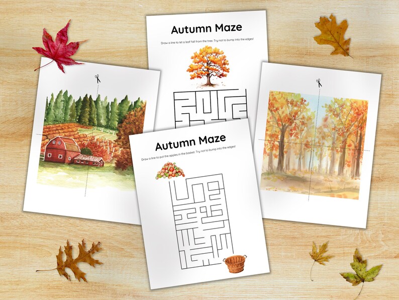 Autumn Unit Study, Fall Homeschool Printables, Fall Activity Pages ...