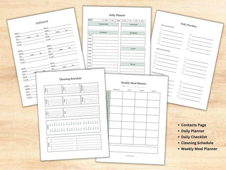 Homeschool Planner Printable, 2024-2025 Homeschool Planner Bundle ...