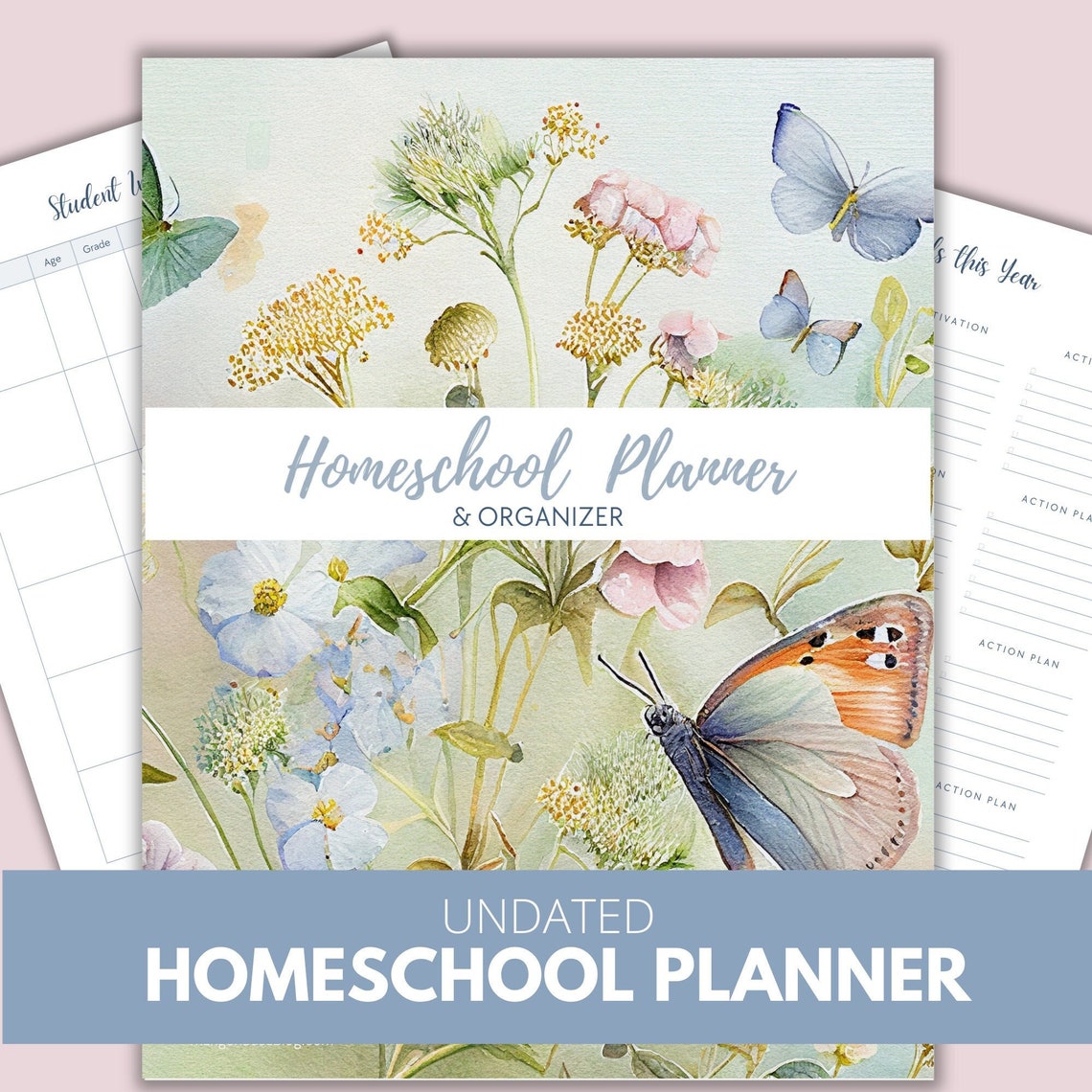 Homeschool Planner Printable, Homeschool Planner Bundle, Homeschool ...