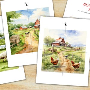 Farm Animals Unit Study: Learning Activity Bundle (printable) - Etsy