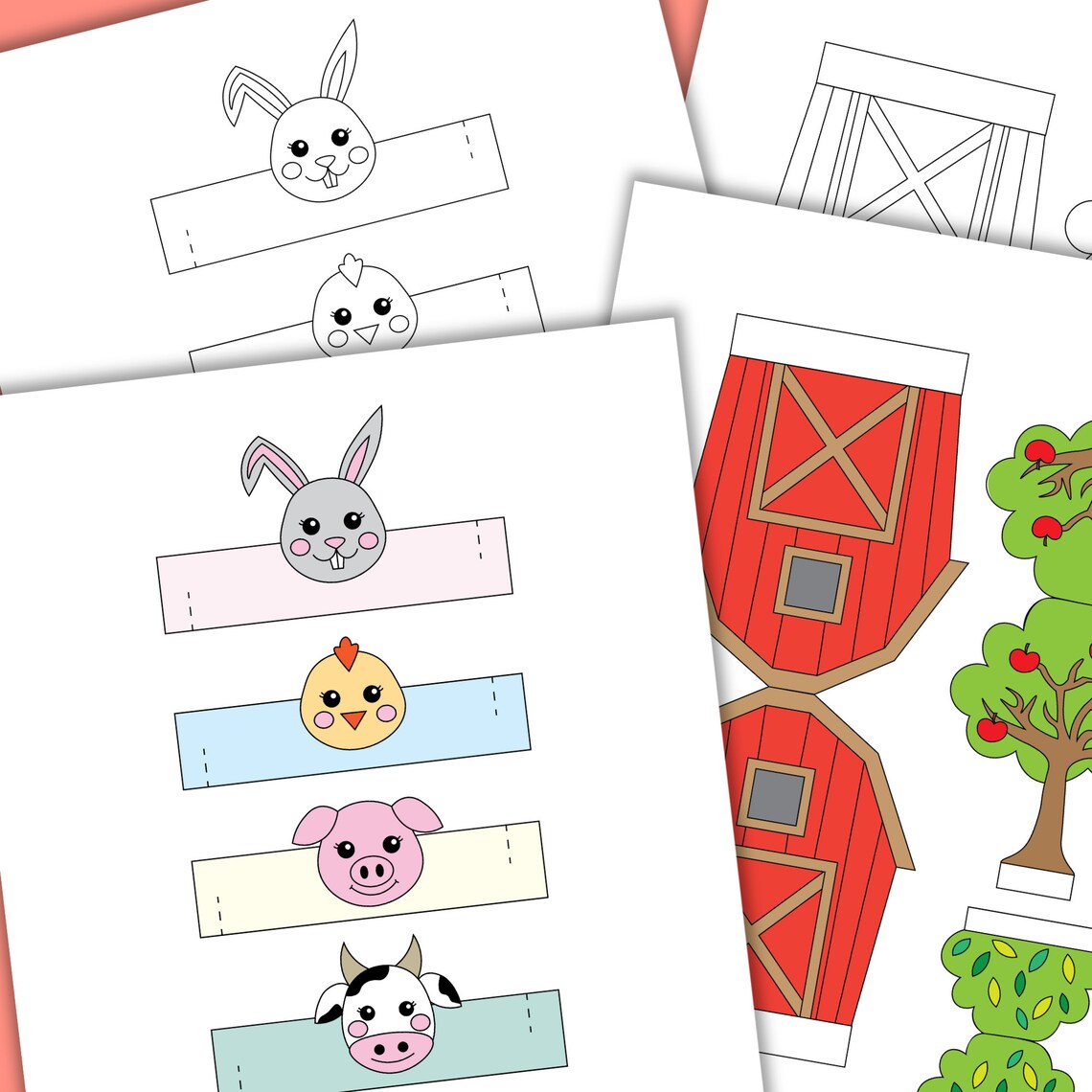 Farm Animals Unit Study, Farmactivity Bundle, Farm Learning, Farm ...