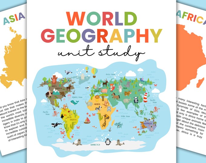 Geography Lapbook Teach Maps & Globes Geography Reading Passages ...