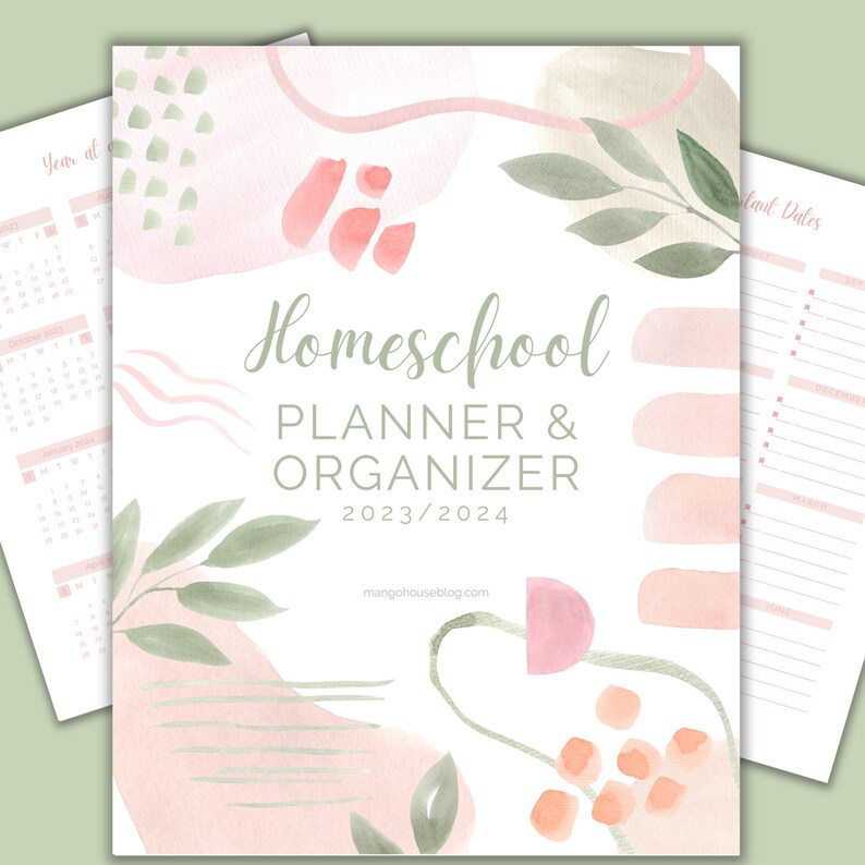 Homeschool Planner, Homeschool Planner Printable, Homeschool Planner ...