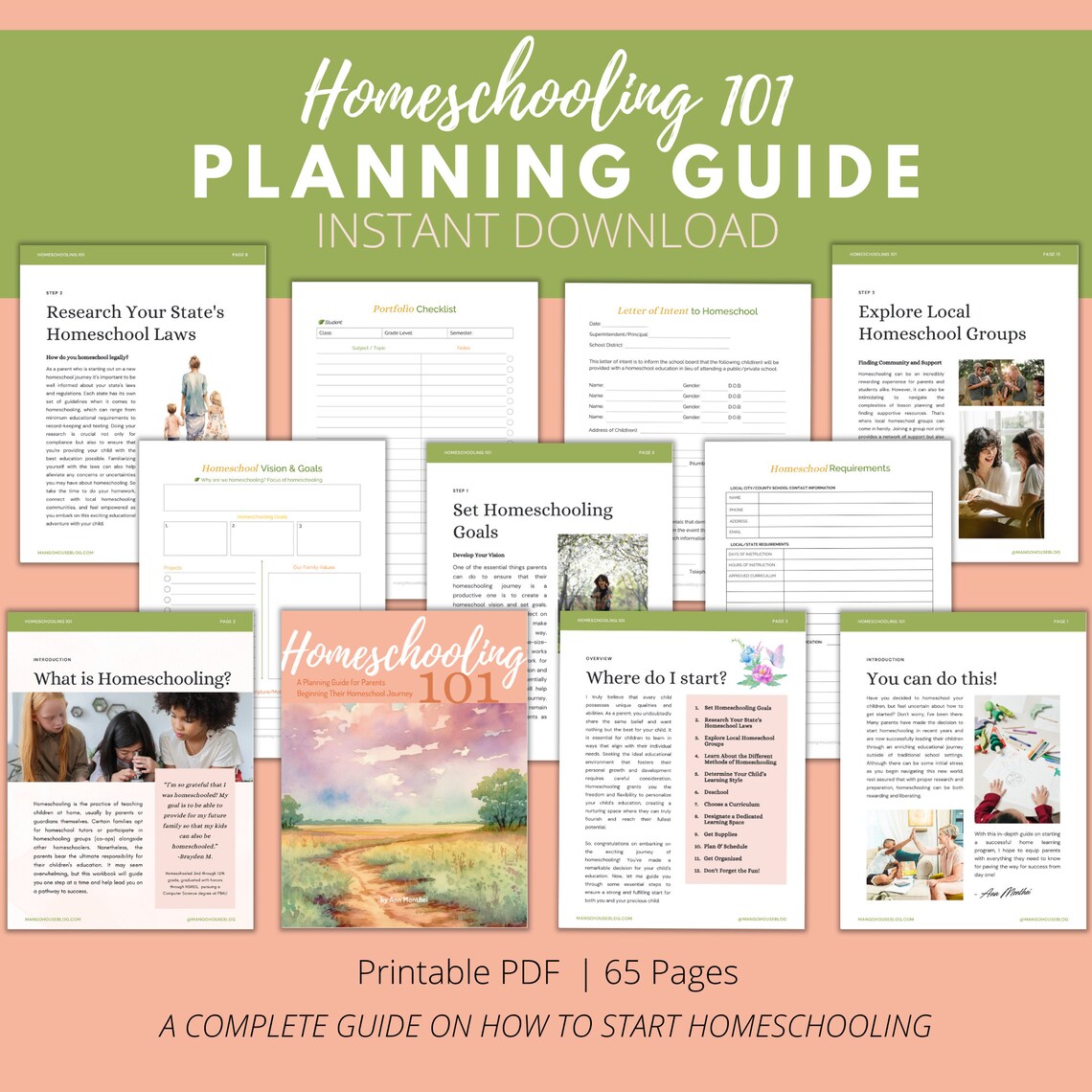 Homeschooling 101 Planning Guide for Beginners, How to Homeschool Guide ...
