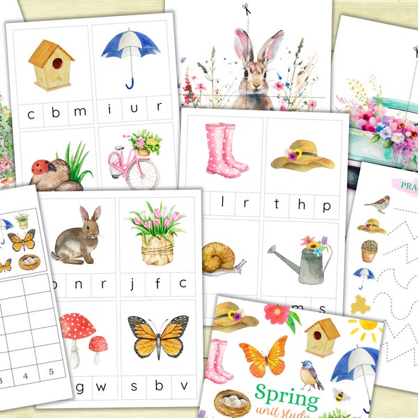 Spring Unit Study - Etsy