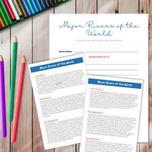 World Geography Unit Study, 7 Continents Study, Animals of the World ...