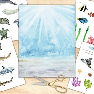 Ocean Animals Unit Study: Sea Creature Activity Pack (PDF) - Etsy